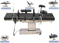 China DS-VI Five-Control Shift Electric Surgery Table 120mm Lumbar Bridge 304 Stainless Steel for sale
