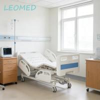 China DH-1 Three-Function Electric Hospital Bed 260kg Load Capacity European 4-Section Safety Rails for sale