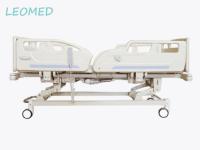 China DH-II-B Five Function Electric Hospital Bed 2160x1020mm with Full Coverage European Guardrails 125mm Silent Casters for sale