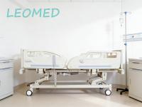 China DH-II-B Five Function Electric Hospital Bed 2160x1020mm with Full Coverage European Guardrails 125mm Silent Casters for sale