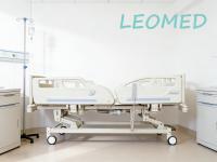 China DH-II-B Five Function Electric Hospital Bed 2160x1020mm with Full Coverage European Guardrails 125mm Silent Casters for sale