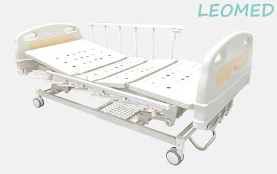 China Manual Three-Crank Nursing Bed B1-3 2130x980x450-800mm Curved Guardrails Cold-Rolled Steel Pan for sale