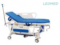 China Luxury ABS Stretcher Trolley B2 1930x760mm Adjustable Backrest 65° Height 500-800mm Silent Casters for sale