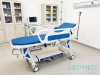 China Luxury ABS Stretcher Trolley B2 1930x760mm Adjustable Backrest 65° Height 500-800mm Silent Casters for sale