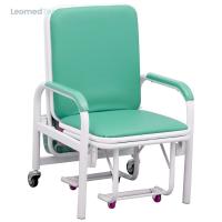 China Hospital Attendant Chair Bed Foldable Visitor Chair Space-Saving Design for sale