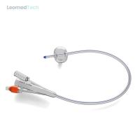 China Disposable Sterile Medical Silicone Foley Catheter 2 Way and 3 Way for Urinary Catheterization for sale