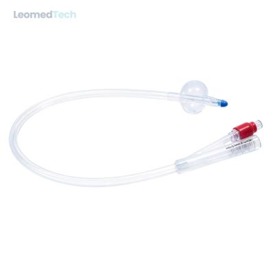 China Disposable Sterile Medical Silicone Foley Catheter 2 Way and 3 Way for Urinary Catheterization for sale