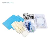 China Disposable Sterile Urethral Catheterization Kit with Silicone Foley Catheter for Single Use Sterile Procedure for sale