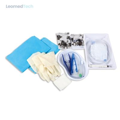 China Disposable Sterile Urethral Catheterization Kit with Silicone Foley Catheter for Single Use Sterile Procedure for sale