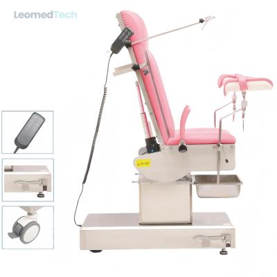 China DS-III Electric Gynecological Examination Table with Carbon-Plastic Top and Electric Push-Rod Drive for sale
