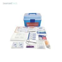China Compact Plastic First Aid Kit Box with Round Corners and Easy-Open Lock for sale