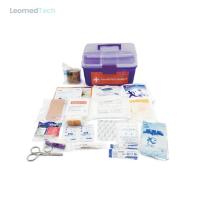 China Compact Plastic First Aid Kit Box with Round Corners and Easy-Open Lock for sale