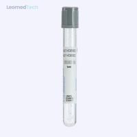 China Blood Glucose Collection Tube EDTA K2 Sodium Fluoride Gray Top for sale