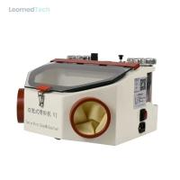 China Dual Pen Dental Sandblasting Machine with 0.4 MPA Pressure and 10KW Power for Restorative Dentistry Surface Preparation for sale