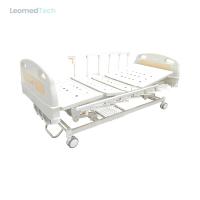 China Manual Three-Crank Nursing Bed B1-3 2130x980x450-800mm Curved Guardrails Cold-Rolled Steel Pan for sale