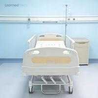 China Manual Three-Crank Nursing Bed B1-3 2130x980x450-800mm Curved Guardrails Cold-Rolled Steel Pan for sale