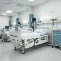 China DH-III Electric Hospital Bed 6 Medical Motors Nurse Control Panel Full Guardrails 250kg Capacity for sale