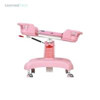 China Height-Adjustable ABS Baby Crib 850-1000mm Transparent Inclining Bassinet Locking Casters Model A24 ABS-1 for sale