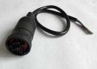 China Type 1 J1939 Deutsch 9 Pin Female Connector to Open End Cable 18AWG for sale
