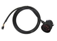 China Deutsch 9-Pin J1939 Male Female Pass-through to Molex 6 Pin Female Cable 20AWG for sale