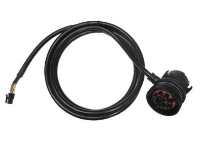 China Deutsch 9-Pin J1939 Male Female Pass-through to Molex 6 Pin Female Cable 20AWG for sale