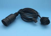 China Deutsch J1708 6 Pin Female to Molex 20 Pin Female and J1708 Male Splitter Y Cable 20AWG for sale