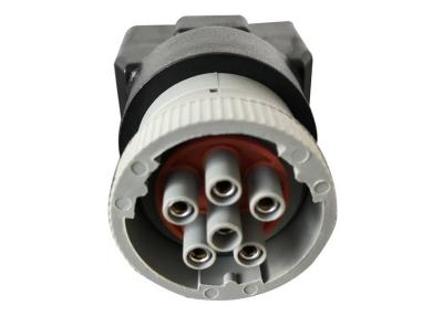 China Gray J1708 Deutsch 6-Pin Female to OBD2 OBDII 16 Pin J1962 Female Adapter 20AWG for sale