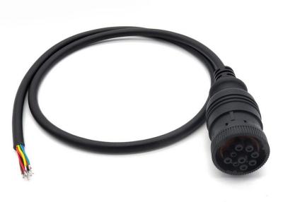 China Black Type 1 J1939 Deutsch 9-Pin Female to Open End CAN Bus Cable 18AWG for sale