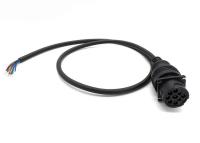 China Deutsch 9 Pin J1939 Male Square Flange to Open End CAN Bus Cable 18AWG Custom Length for sale