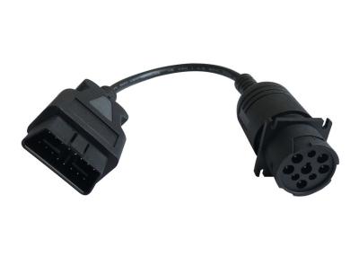 China Deutsch 9 Pin J1939 Male to J1962 OBD2 OBDII Male CAN Bus Cable 20AWG for sale