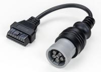 China J1708 Deutsch 6 Pin Female to 16 Pin OBD2 OBDII J1962 Female Cable 20AWG for sale