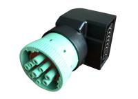 China J1939 Deutsch 9 Pin Female to Right Angle OBD2 16 Pin Female Adapter 20AWG for sale