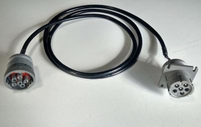China J1708 Deutsch 6-Pin Female Socket to Male Receptacle Cable 20AWG Custom Length for sale