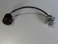 China J1708 Deutsch 6-Pin Male Receptacle to J1939 9-Pin Female Socket Cable 20AWG for sale