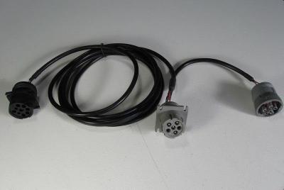 China J1708 Deutsch 6-Pin Male to 9-Pin J1939 Male and J1708 Female Splitter Y Cable 20AWG for sale