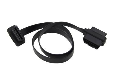 China OBD2 OBDII J1962 Male Female Pass Thru to OBD2 Female Extension Cable 26AWG Custom Length for sale