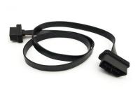 China OBD2 OBDII 16 Pin J1962 Male to Female Extension Flat Slim Cable 26AWG for sale