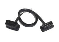 China OBD2 OBDII 16 Pin J1962 Male to Female Extension Flat Cable 26AWG KET Terminals for sale