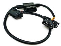China OBD2 OBDII Male to Dual Hyundai Kia OBD2 Female Round Y Cable 26AWG Custom Pinout for sale