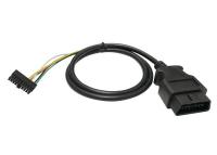 China OBD2 OBDII 16 Pin J1962 Male to Molex 20 Pin Female Connector Cable 22AWG for sale