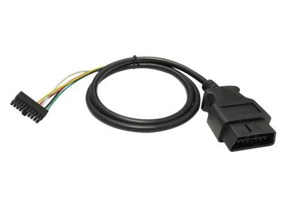 China OBD2 OBDII 16 Pin J1962 Male to Molex 20 Pin Female Connector Cable 22AWG for sale