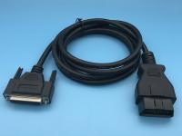 China OBD2 OBDII 16 Pin J1962 Male to DB25 Female Connector Cable 26AWG Custom Length for sale