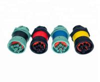 China Type 1 J1939 Deutsch 9 Pin Female to Threaded J1939 Male Adapter 20AWG for sale