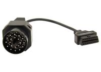 China OBDII J1962 Female to BMW 20 Pin OBD1 Male Diagnostic Cable 26AWG Custom Length for sale