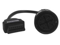 China OBD2 16 Pin J1962 Female to MAN 12 Pin Diagnostic Cable 26AWG Custom Pinout for sale