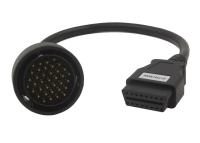 China OBD2 OBDII 16 Pin J1962 Female to MAN 37 Pin Male Connector Cable 26AWG for sale