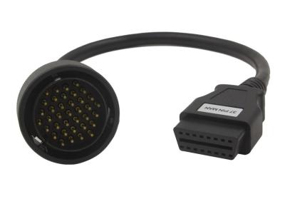 China OBD2 OBDII 16 Pin J1962 Female to MAN 37 Pin Male Connector Cable 26AWG for sale