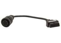 China OBD2 OBDII 16 Pin J1962 Female to Scania 16 Pin Female Connector Cable 26AWG for sale