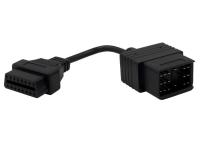 China OBD2 J1962 Female to Toyota 17 Pin OBD1 Male Diagnostic Cable 26AWG for sale