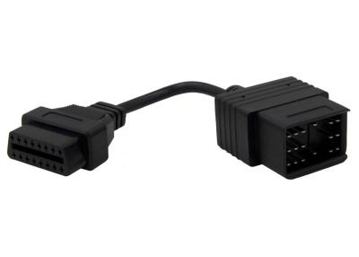 China OBD2 J1962 Female to Toyota 17 Pin OBD1 Male Diagnostic Cable 26AWG for sale